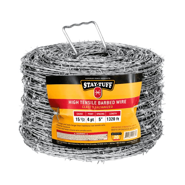 High Tensile Barbed Wire - Stay-Tuff Fencing Solutions