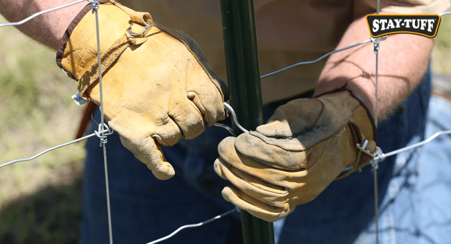 How To Fix Wire Fence Stay Tuff Fence