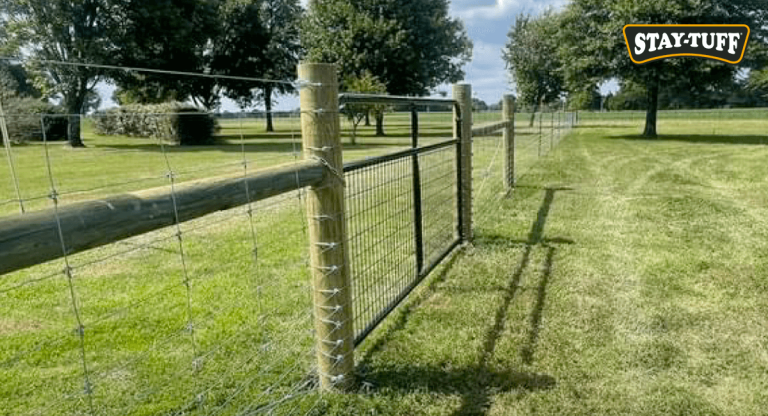 How to brace a gate post - Stay Tuff Fence