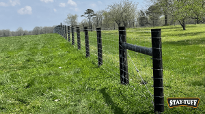 Steps to brace a fence corner post - Stay Tuff Fence